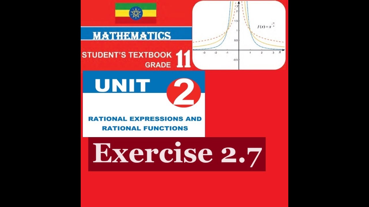Mathematics Grade 11 Unit 2 Exercise 2.7 @Girma21 - YouTube
