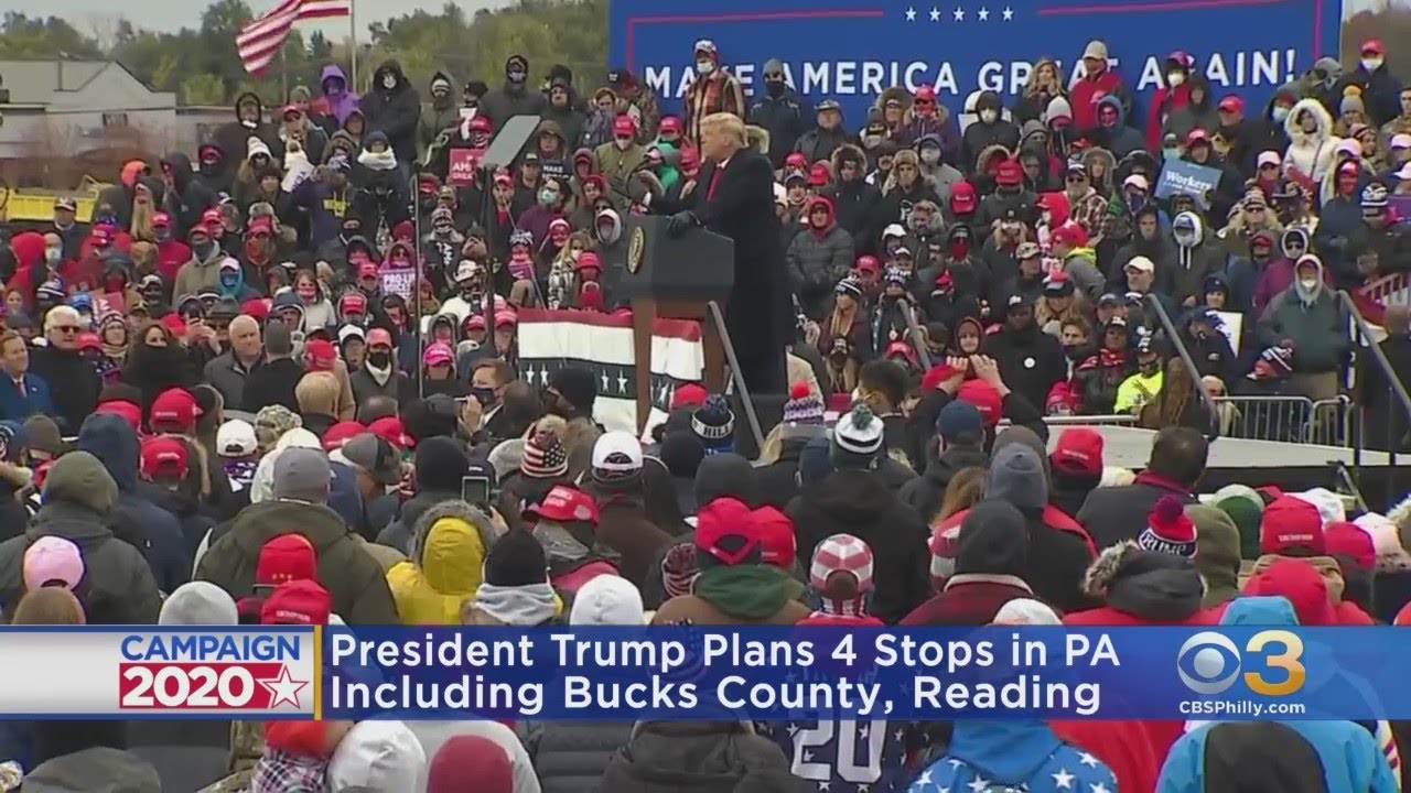 President Donald Trump Holding 4 Rallies In Pennsylvania Saturday ...
