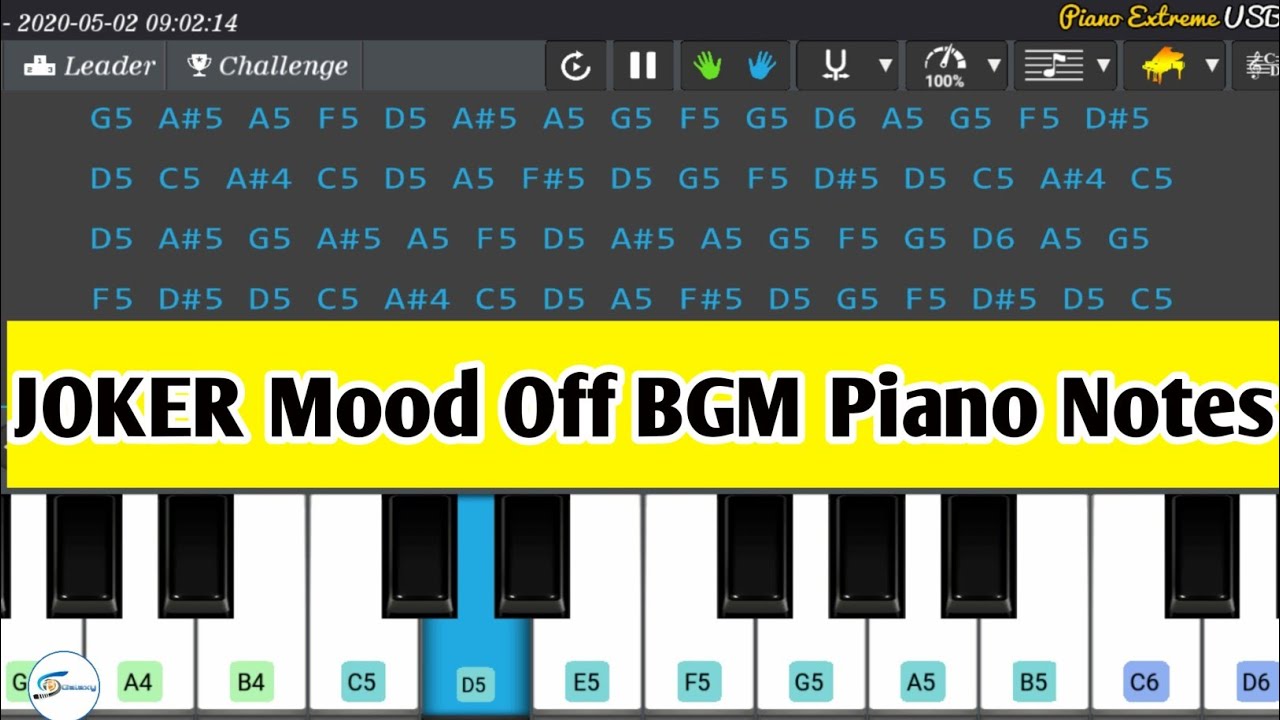Joker Sad BGM Piano Notes | Piano Extreme - YouTube