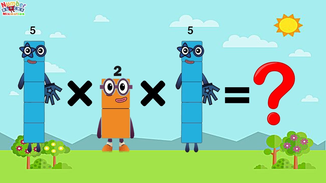 [NUMBERBLOCKS MATH] The Easiest Way to do Multiplication Problems - YouTube