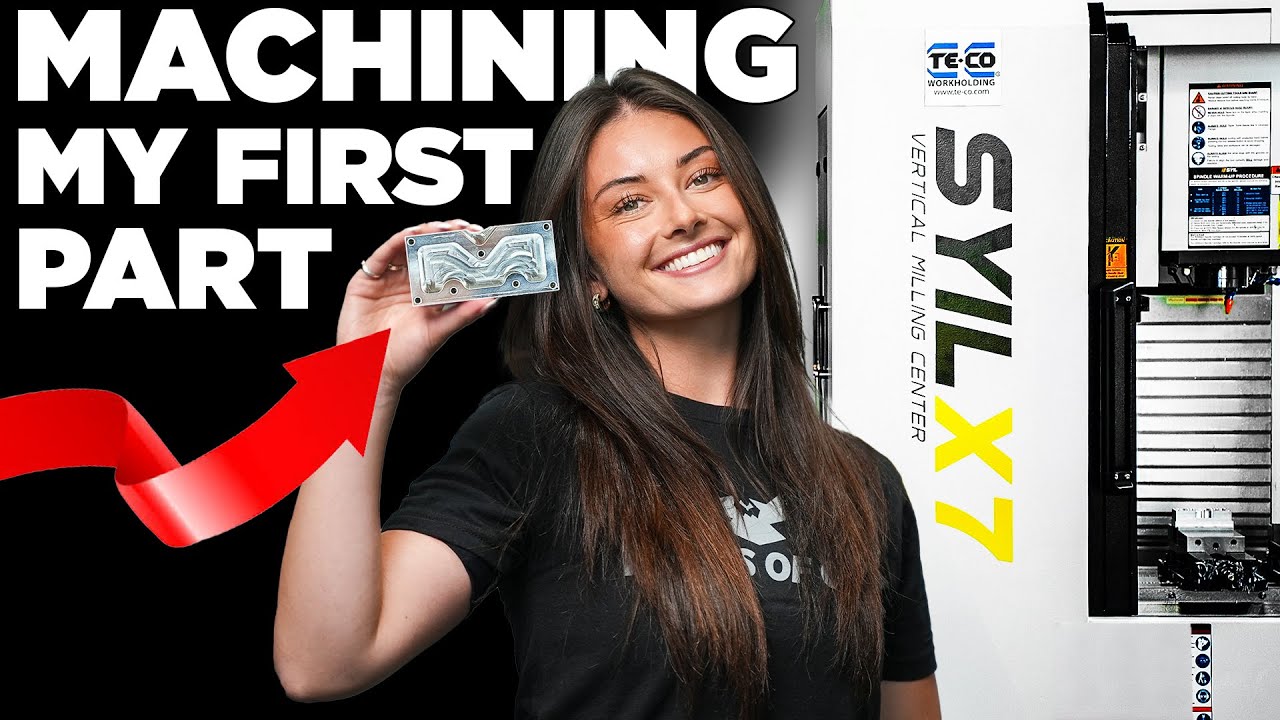 Beginner Attempts to CNC Machine Her First Part - YouTube