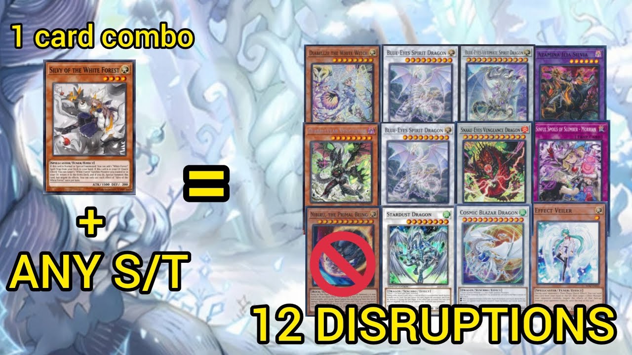 YU-GI-OH! white forest azamina blue-eyes 1 card combo 12+ interruptions ...