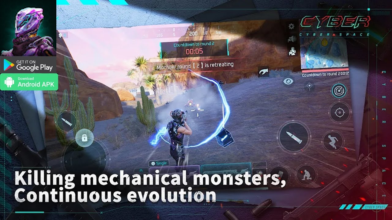 Cyber Space Gameplay Android APK | Cyber Space Mobile New Battle Royale ...