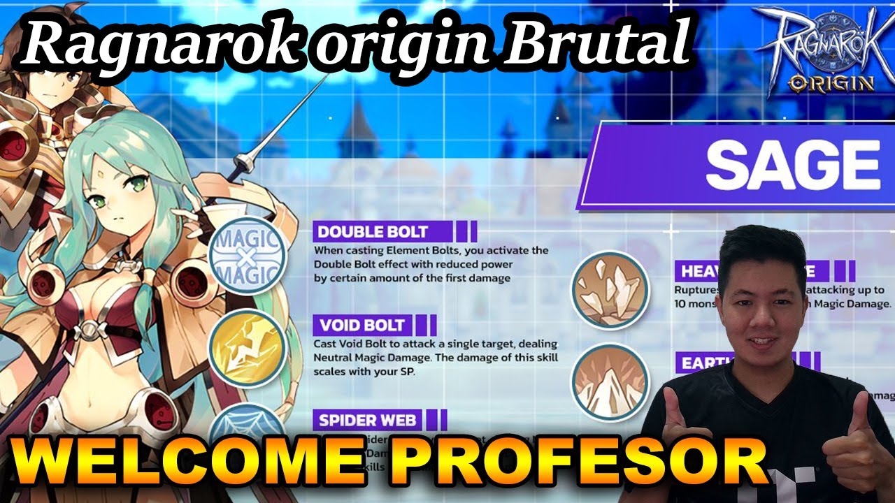 (LIVE) Character ku bisa Evolve menjadi SAGE - Ragnarok Origin Brutal ...