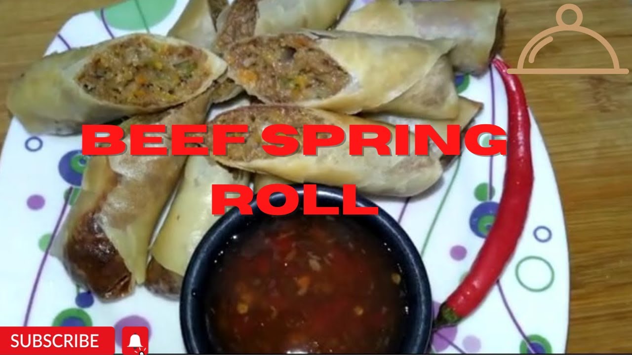 Beef Spring Rolls|Roberto's Kitchen Tv - YouTube