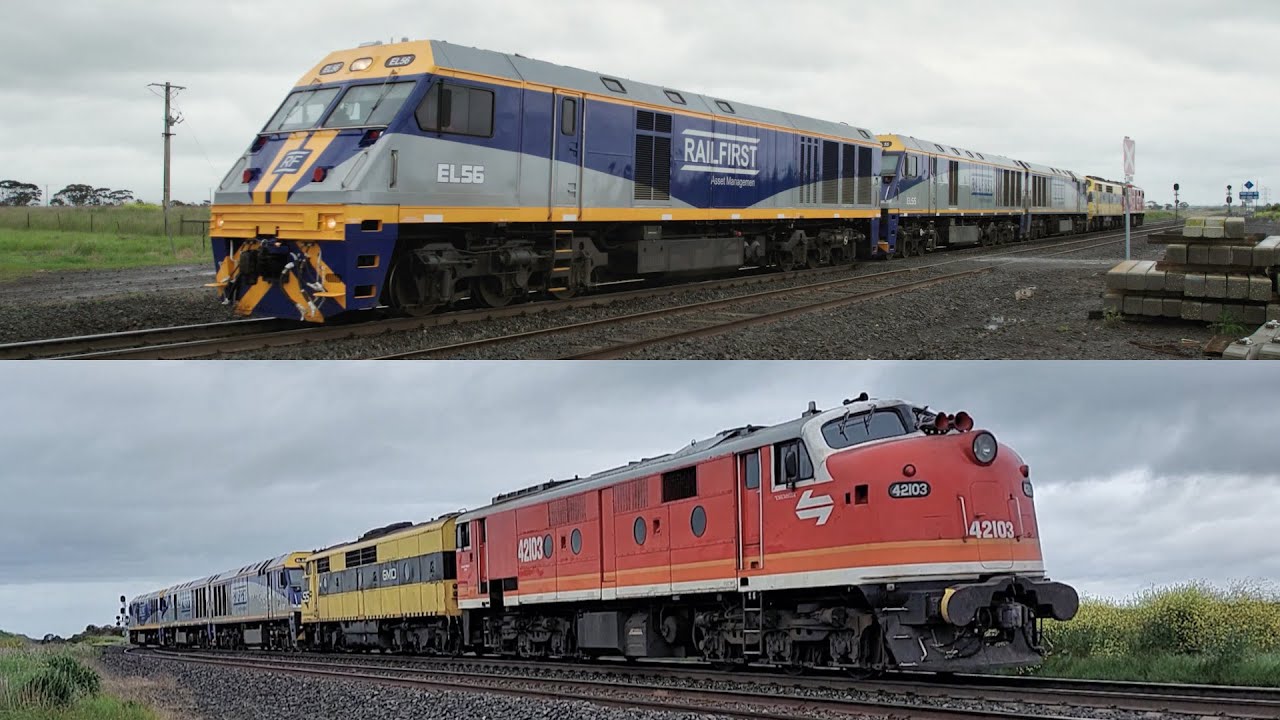 SSR Diesel Locomotive Transfer Of EL56 EL55 EL62 GM10 42103 (24/10/2022) - PoathTV Australian ...