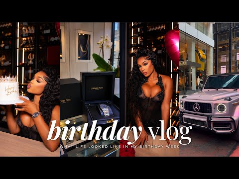 BIRTHDAY VLOG 🎂   luxury shopping, maintenance, dinner & spa dates