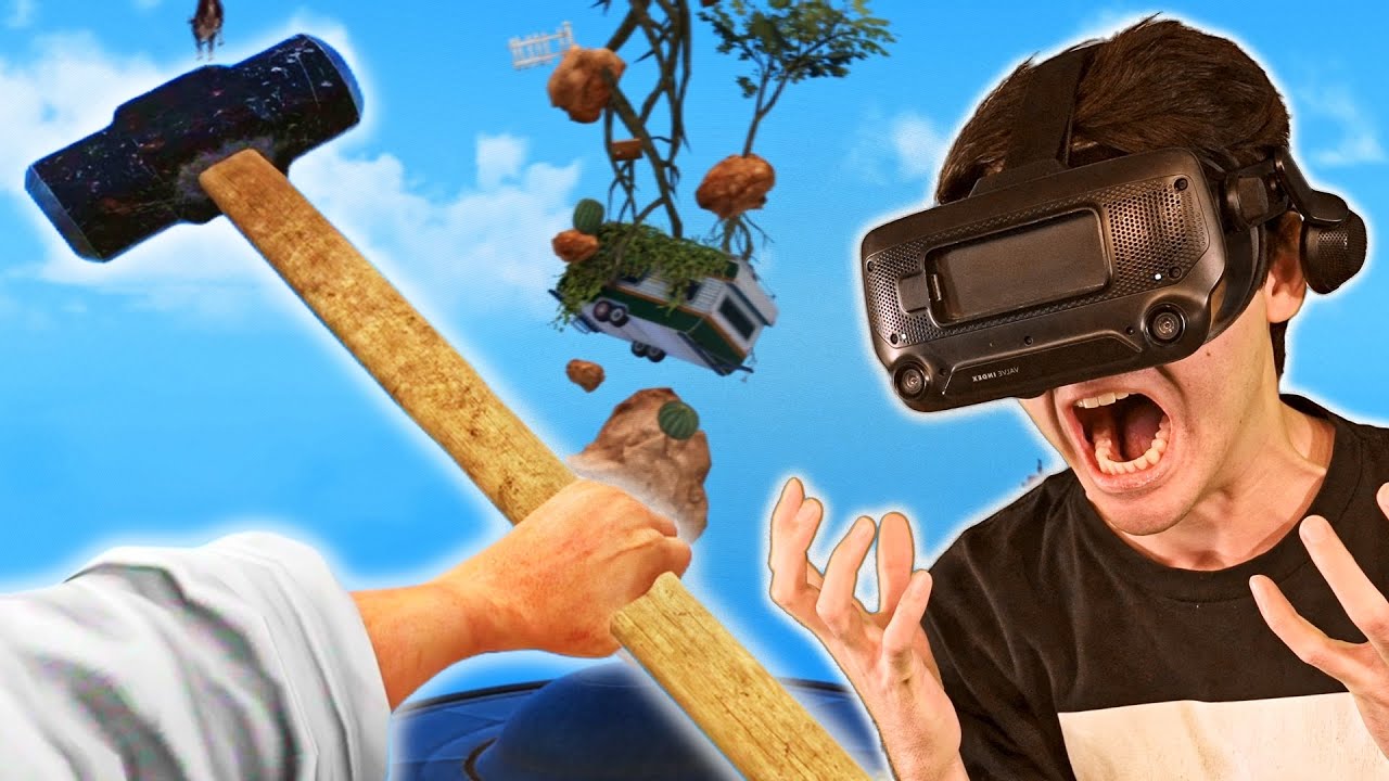 What if Getting Over It was in VIRTUAL REALITY? | CLAMB VR Full ...