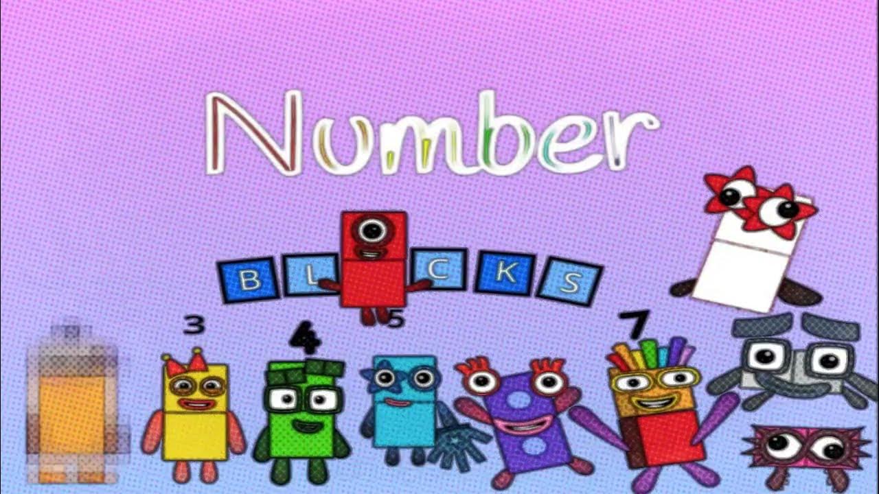 Two Blocks , Numberblocks Intro but two blurry and all only two shapes ...