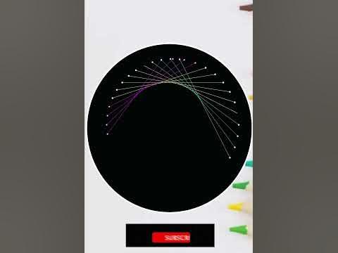 spiral string art pattern // string art tutorial # Shorts - YouTube