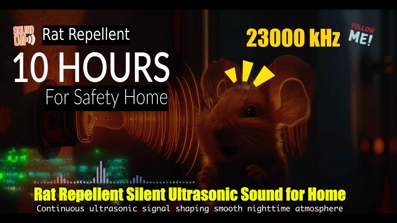🔊🐀 Rat Repellent Silent Ultrasonic Sound – High Frequency for Home 10 ...