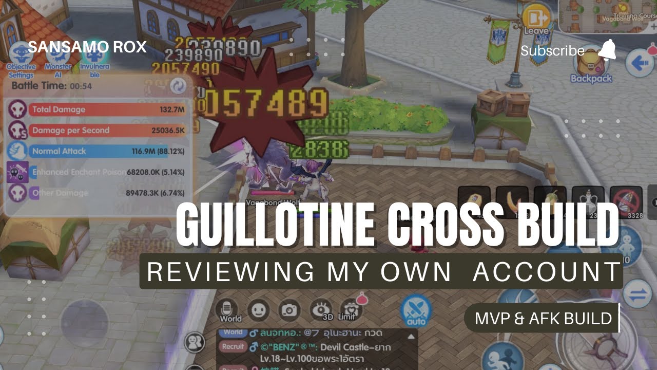 ROX GUILLOTINE CROSS CRIT PVE BUILD - MVP & AFK!! GX / ASSASIN KATAR ...