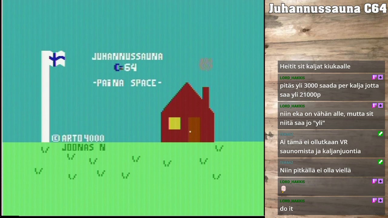 Juhannussauna C64 (2/2) - YouTube