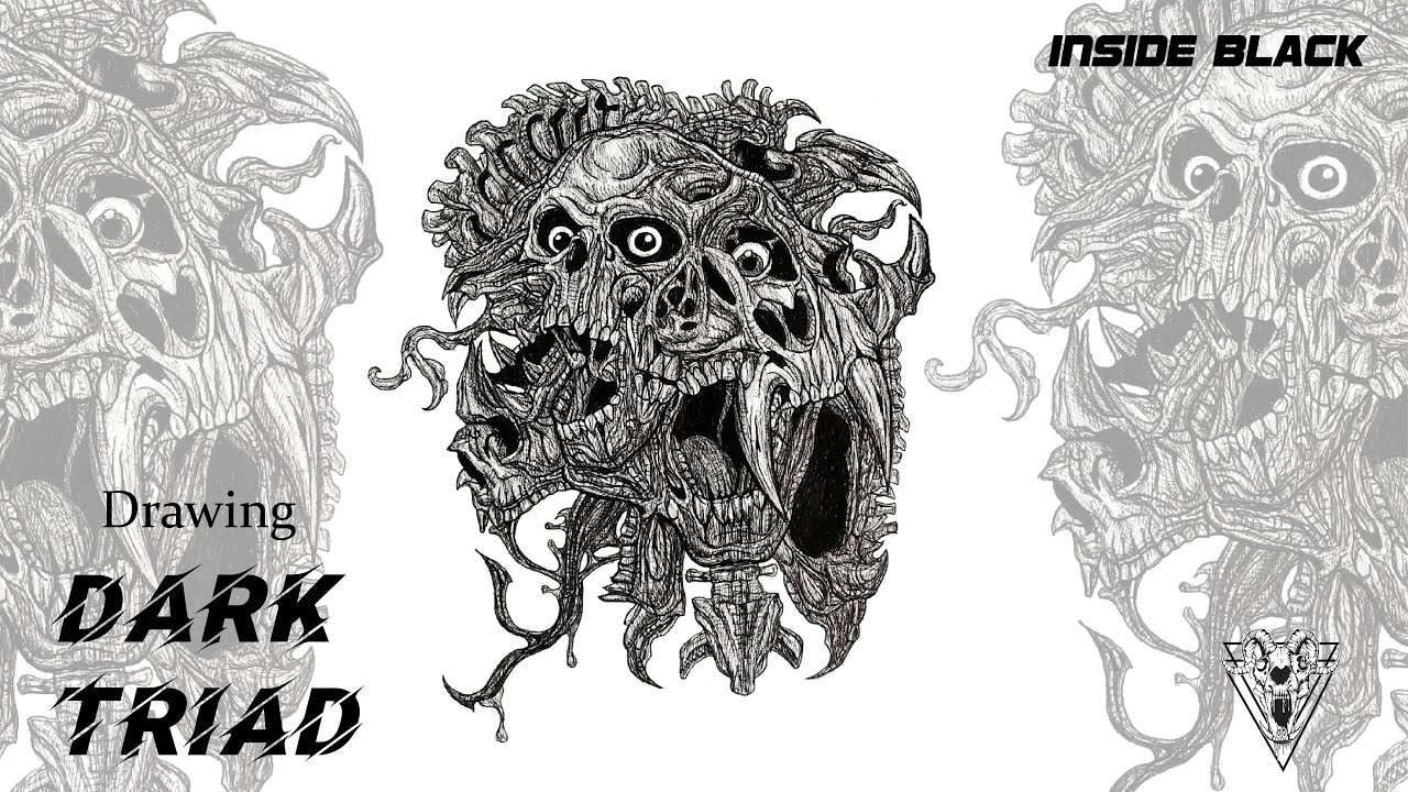 Creative Drawing : Dark triad EP 1 - YouTube