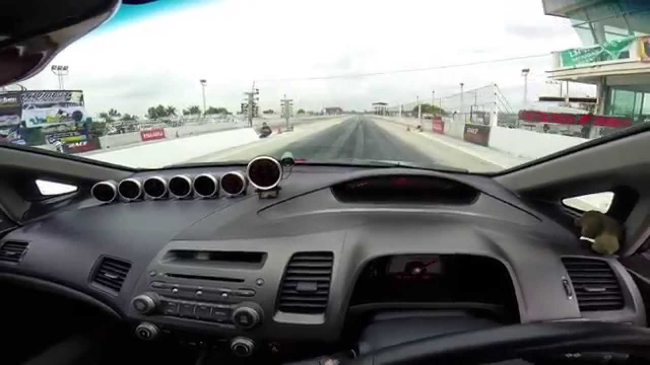 Honda Civic FD2 K24 Drag คลอง 5 - YouTube