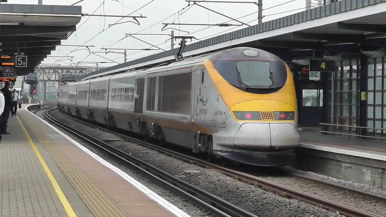Trains at Ashford International 27/08/14 - YouTube