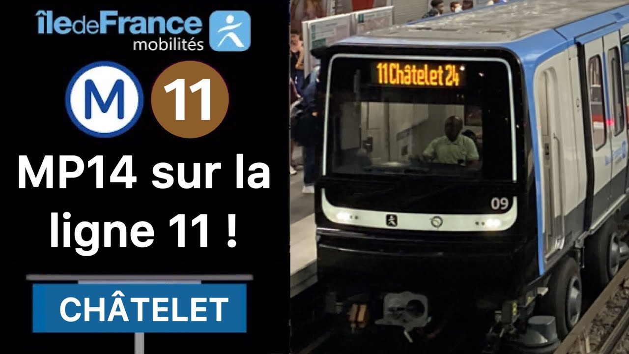 MP14 sur la ligne 11 ! - YouTube