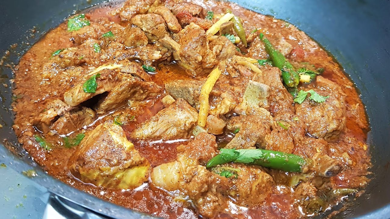khyber Charsi Mutton Karahi Recipe | Charsi Karahi by Masalah Kitchen ...