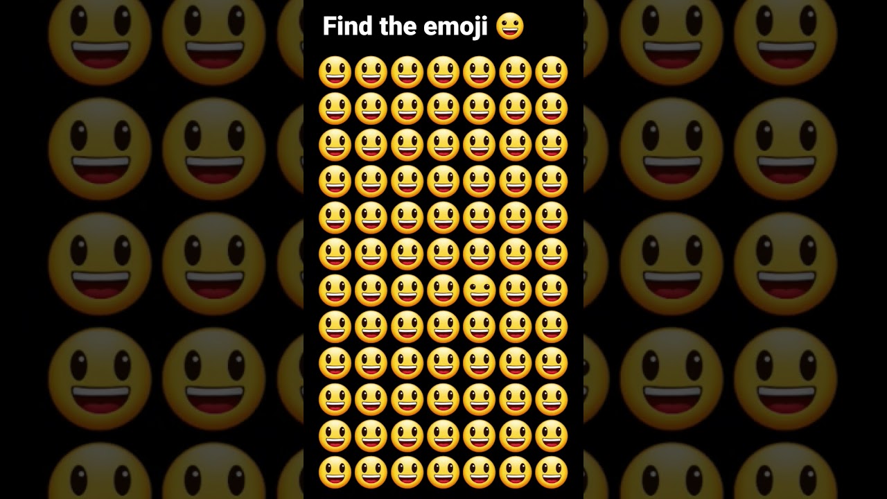 find the emoji - YouTube