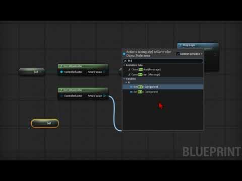 Unreal Engine How to stop AI Enemy How to stop behavior tree = Brain Component Stop Logic - YouTube