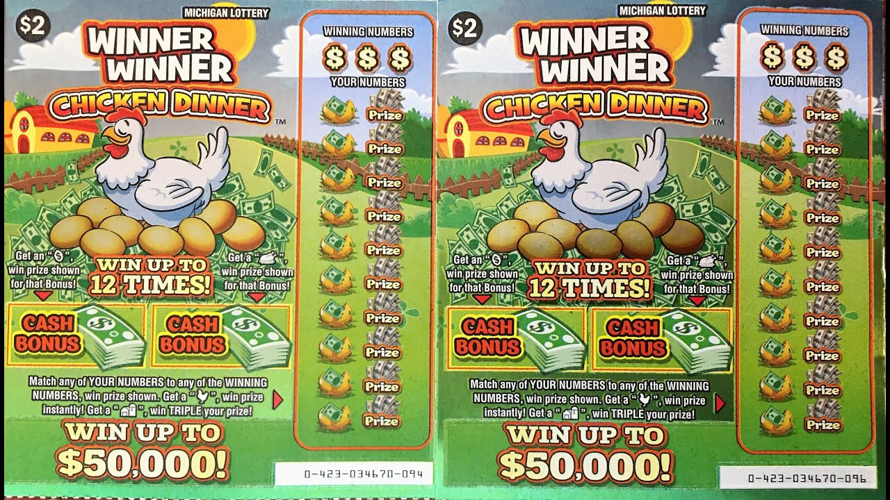 Winner Winner Chicken Dinner! Michigan Lottery Instant ticket - YouTube