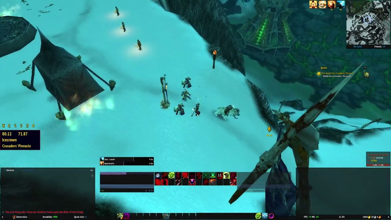 The Battle For Crusaders' Pinnacle WoW Quest - YouTube