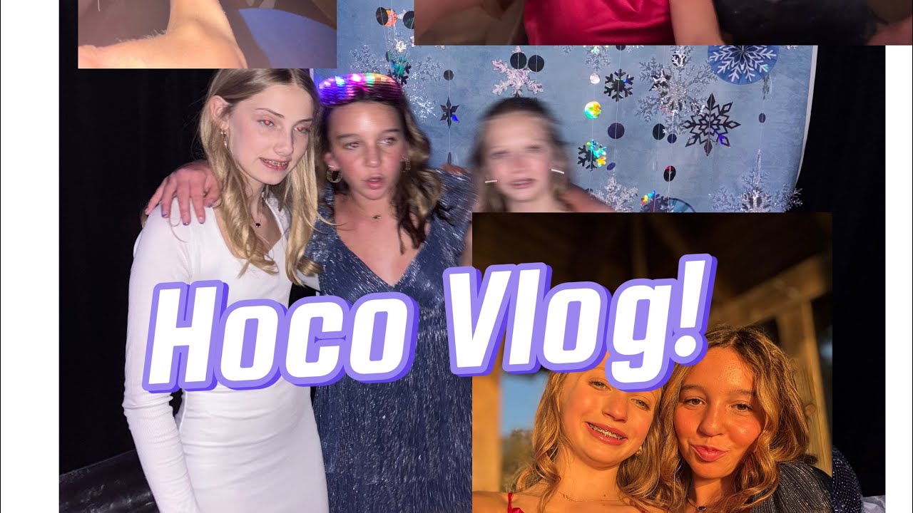 Hoco vlog!2025!!(friends,dance,getting ready!) - YouTube
