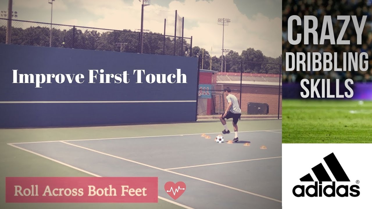 Technical Soccer Training Drills on a TENNIS COURT - Partner Session ...