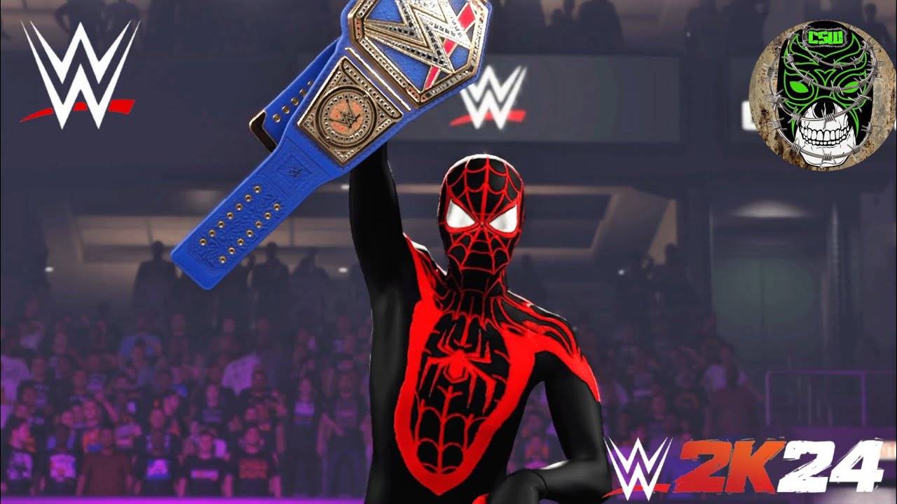 WWE FULL MATCH Spider-Man vs Wolverine vs Daredevil vs Mysterio WWE2K24 ...