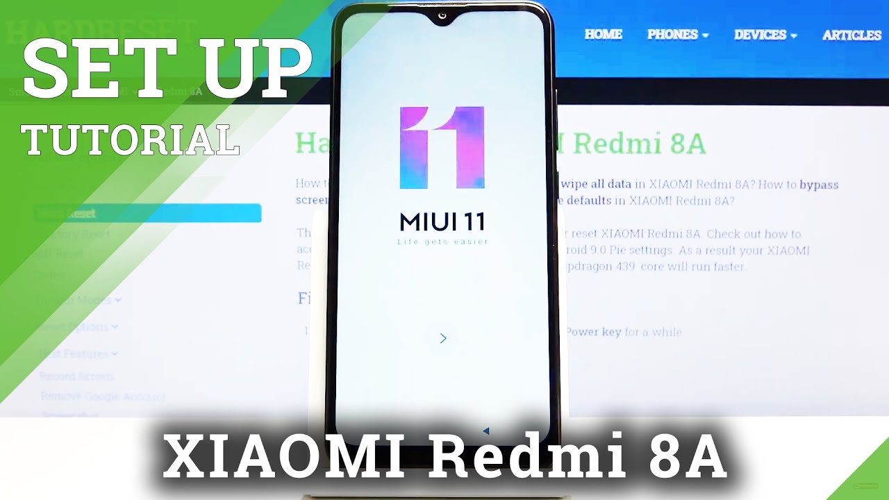 How to Initial Setup XIAOMI Redmi 8A – Configuration Process - YouTube