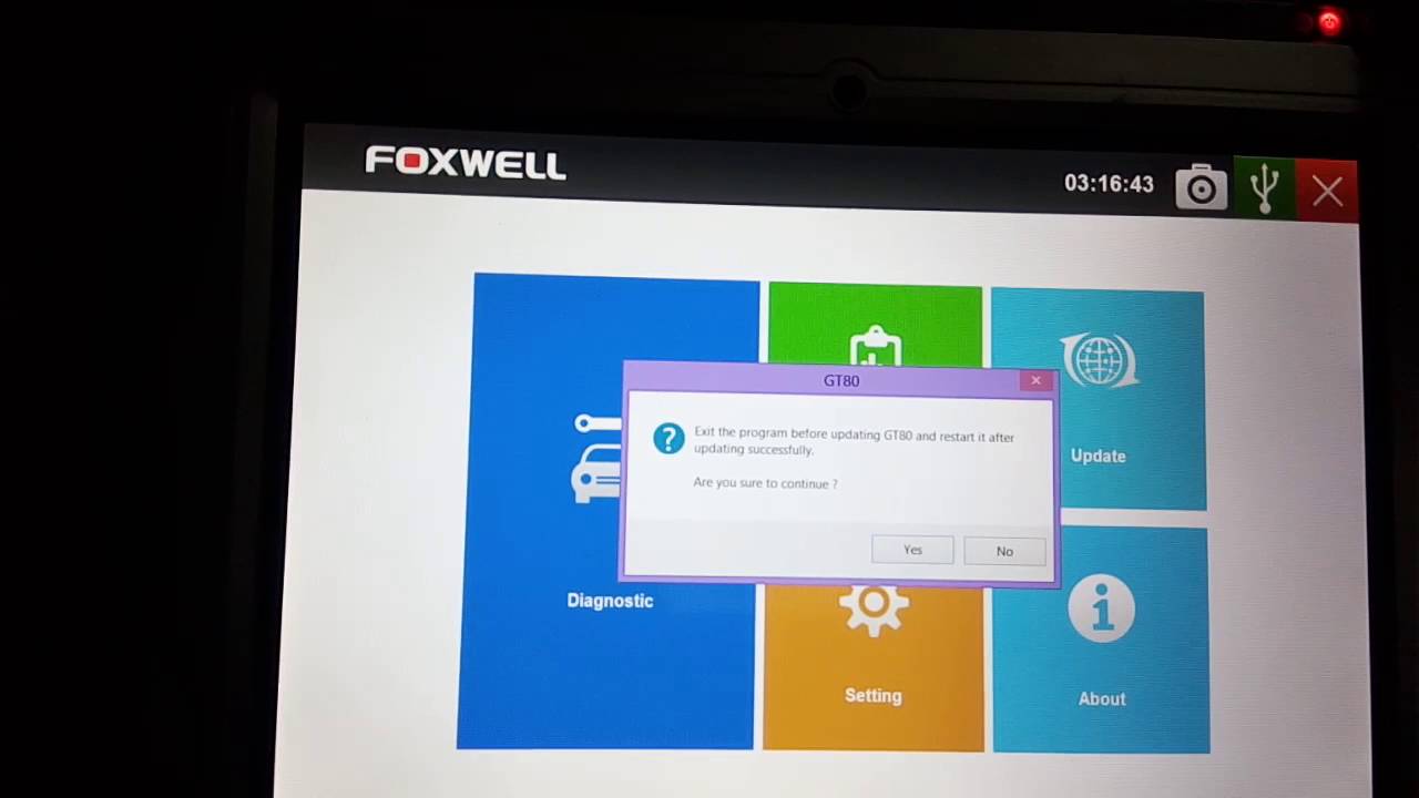 How to update foxwell gt80 - YouTube