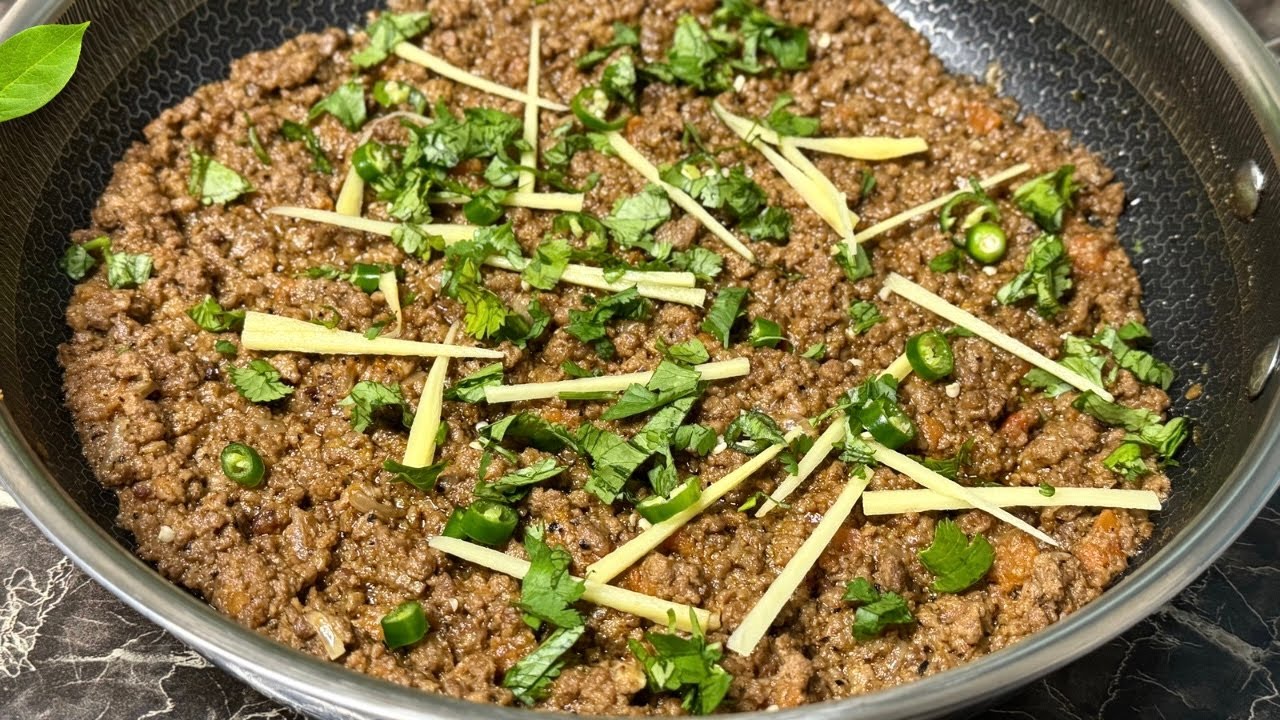Delicious Minced Beef Karahi Recipe, Famous Pakistani Dish ! Simple ...