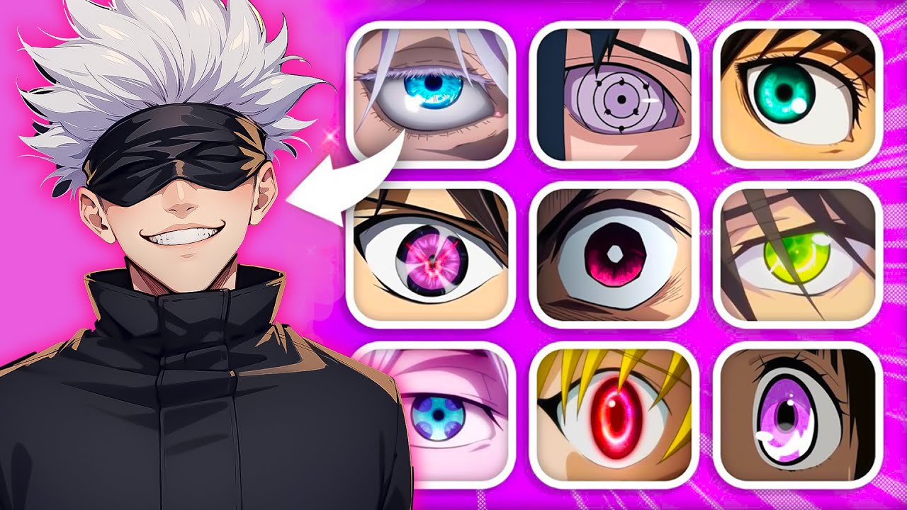 GUESS ANIME EYES / GUESS ANIME CHARACTER (VERY EASY - HARD) QUIZ ANIME ...
