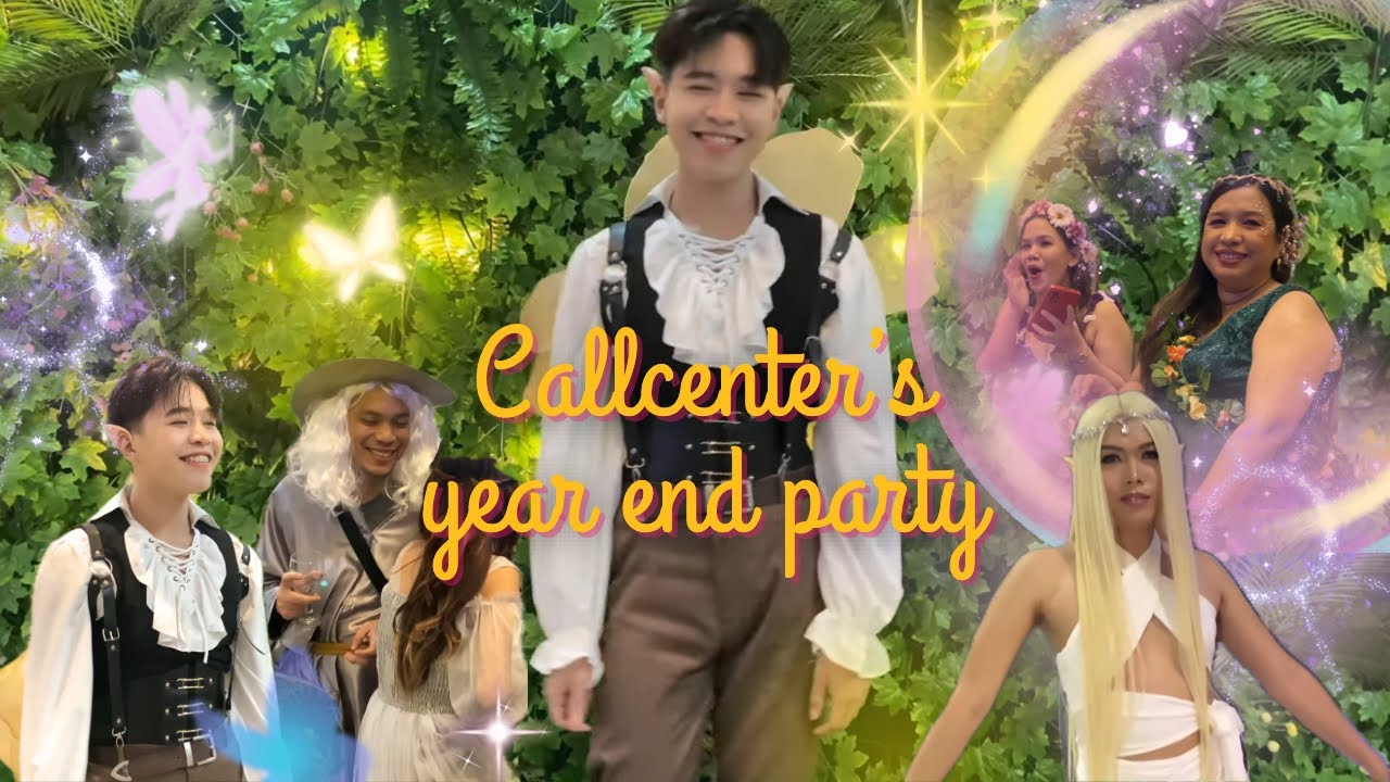 Call center diaries | Year end party🎄fairies🧚‍♂️ department’s theme ...