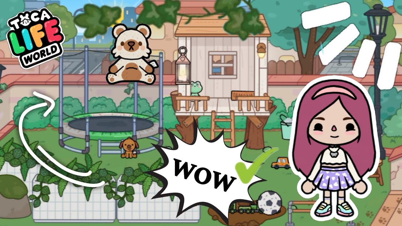 Playground ideas in Front of the House🌿🏡 | Toca Life World | Tocaboca ...