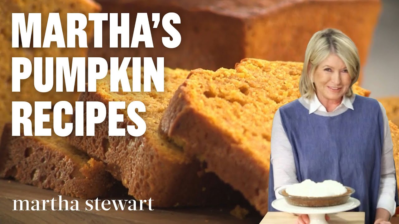 Martha Stewart's Best Pumpkin Recipes | Cakes, Cookies, and Carving ...