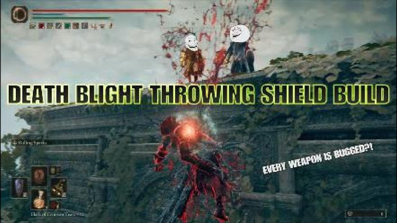 THIS ELDEN RING GLITCH IS BACK!!! - Death Blight Shield Build - YouTube