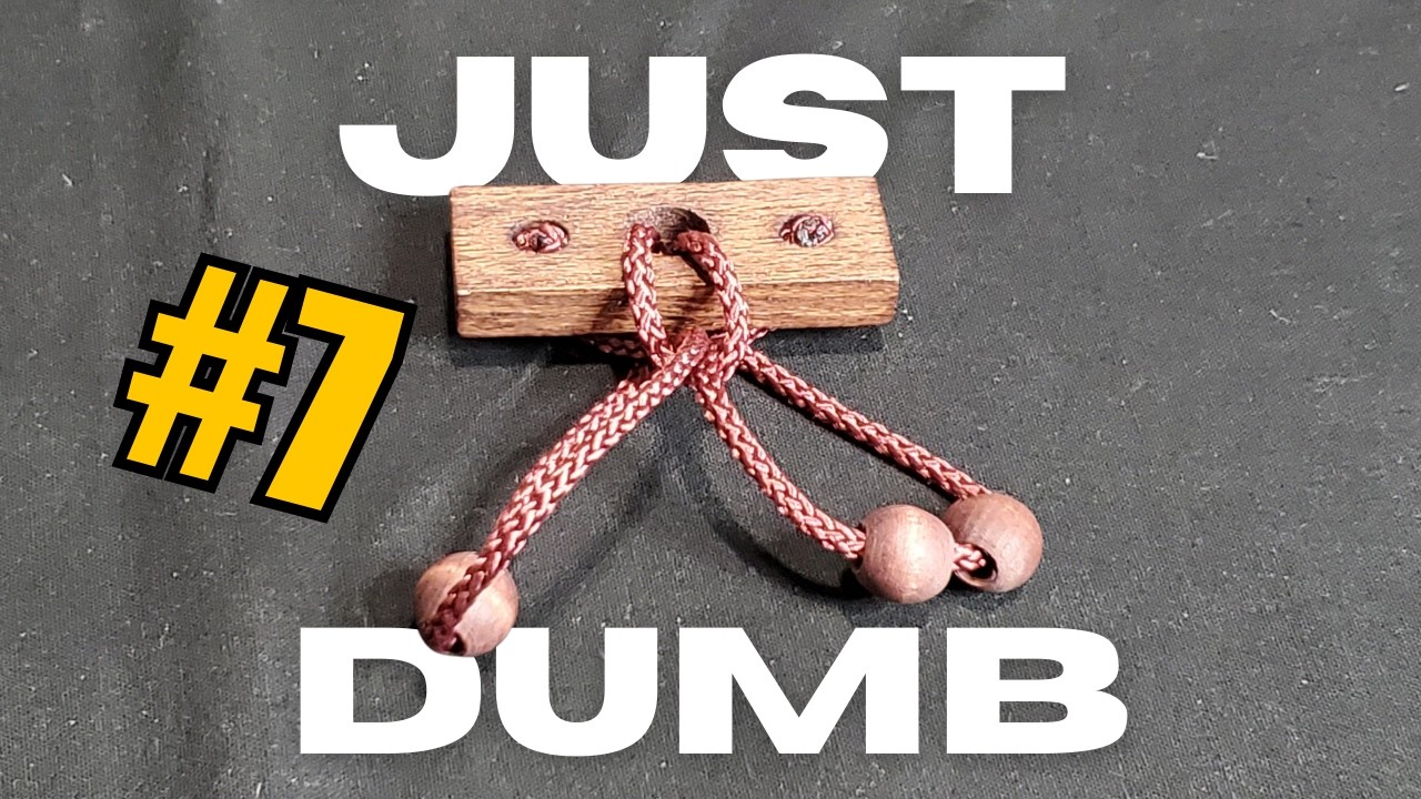 Wooden Puzzle #7 – Confusing String Puzzle | Still Not Sure I Solved It ...