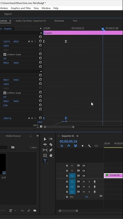 How to animate a Text in Premiere Pro with Speed graph I Premiere Pro ...