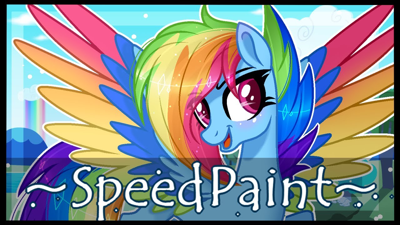 I Rainbow Dash (Generation 5) I【MLP SPEEDPAINT】 - YouTube