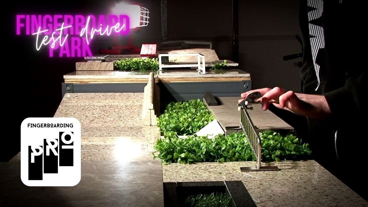 FINGERBOARD PARK test drive | Fingerboard tricks | Finger Skatepark ...