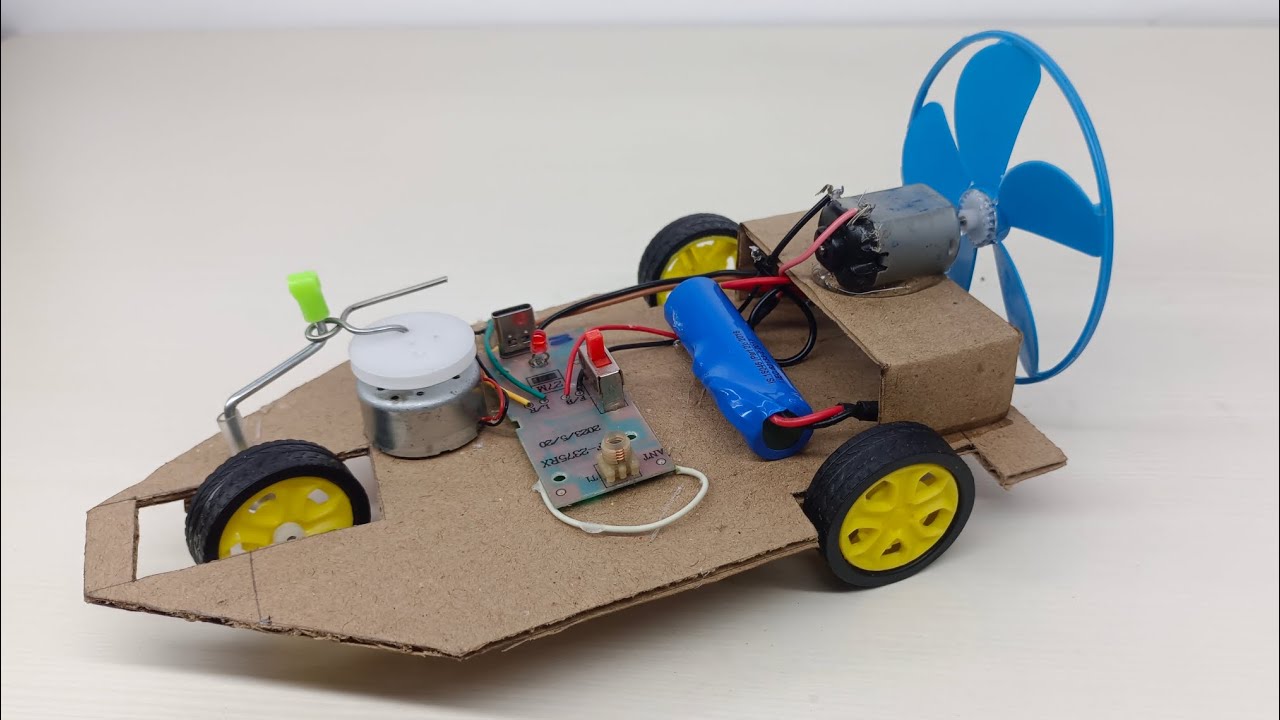 Build a Simple Propeller Car at Home | School Project Idea - YouTube