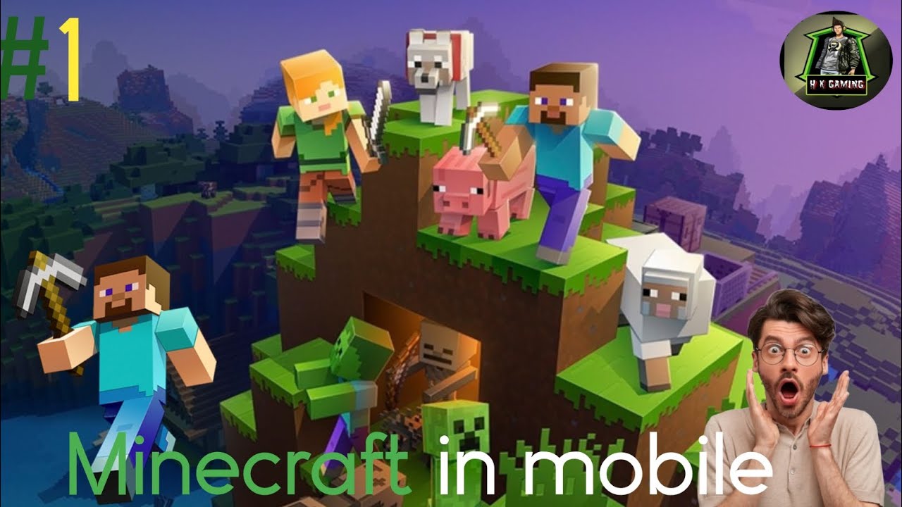 I played Minecraft in mobile||gameplay|| - YouTube