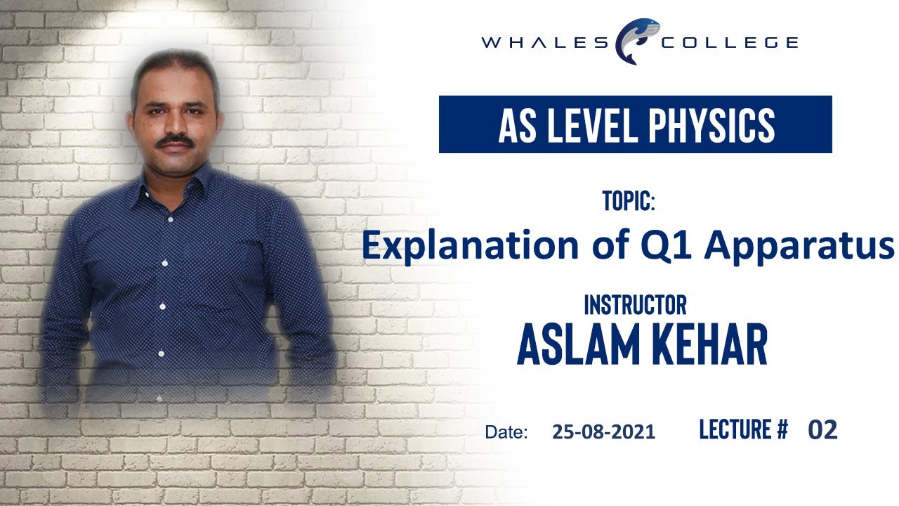 Sir Muhammad Aslam AS Physics Lab 25 August 2021 WHALES COLLEGE - YouTube