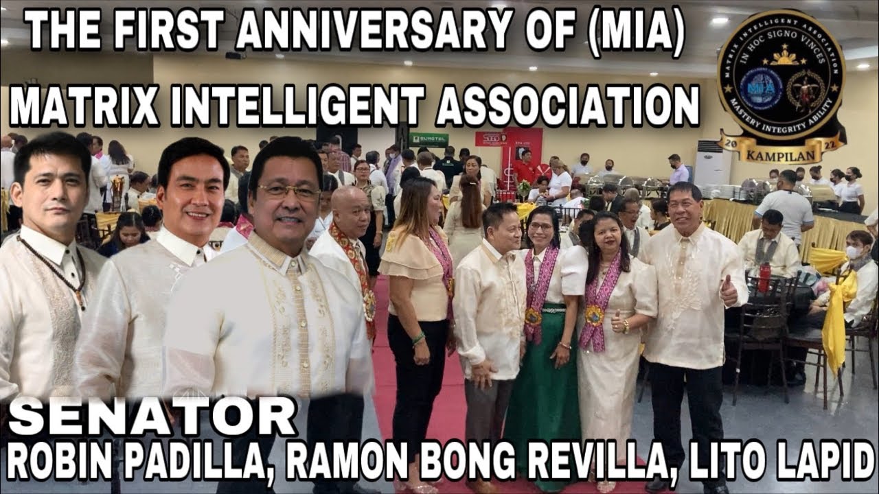 MIA Matrix Intelligent Association Guest and Speaker Senator Robin ...