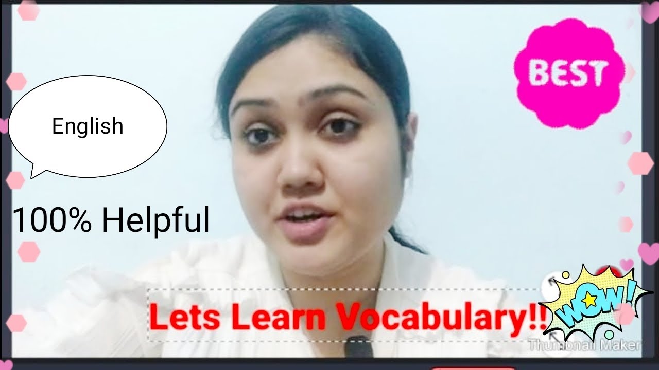 Lets Learn Vocabulary -1 ||English || #vocabulary #vocabularywords # ...
