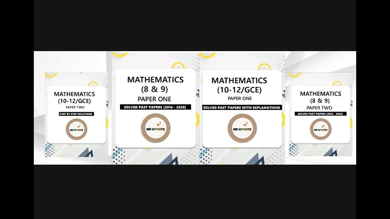 Mathematics e-pamphlets Grade 9 & 12 | GCE - YouTube