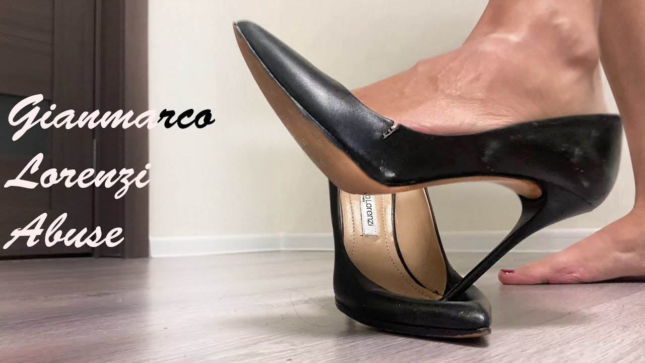 Gianmarco Lorenzi Pumps Abuse, Very Hard Shoeplay, High Heels Abuse ...