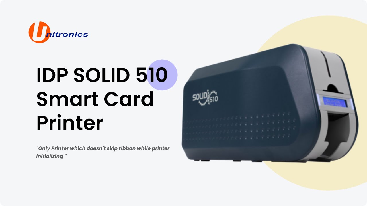IDP SOLID 510 Card Printer Demo & Installation || Solid 510S | Solid 510D | Solid 510L Card ...
