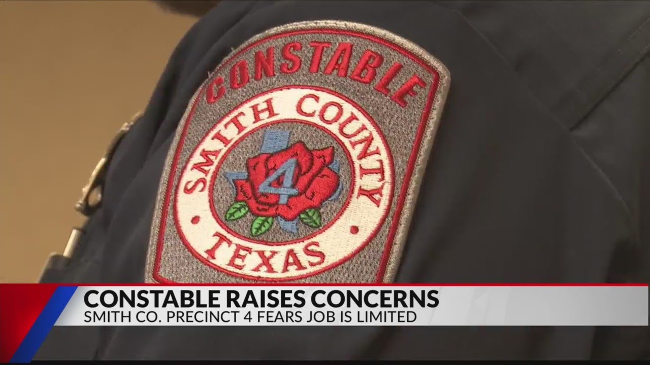 Smith County Constable raises concerns over limitations to job - YouTube